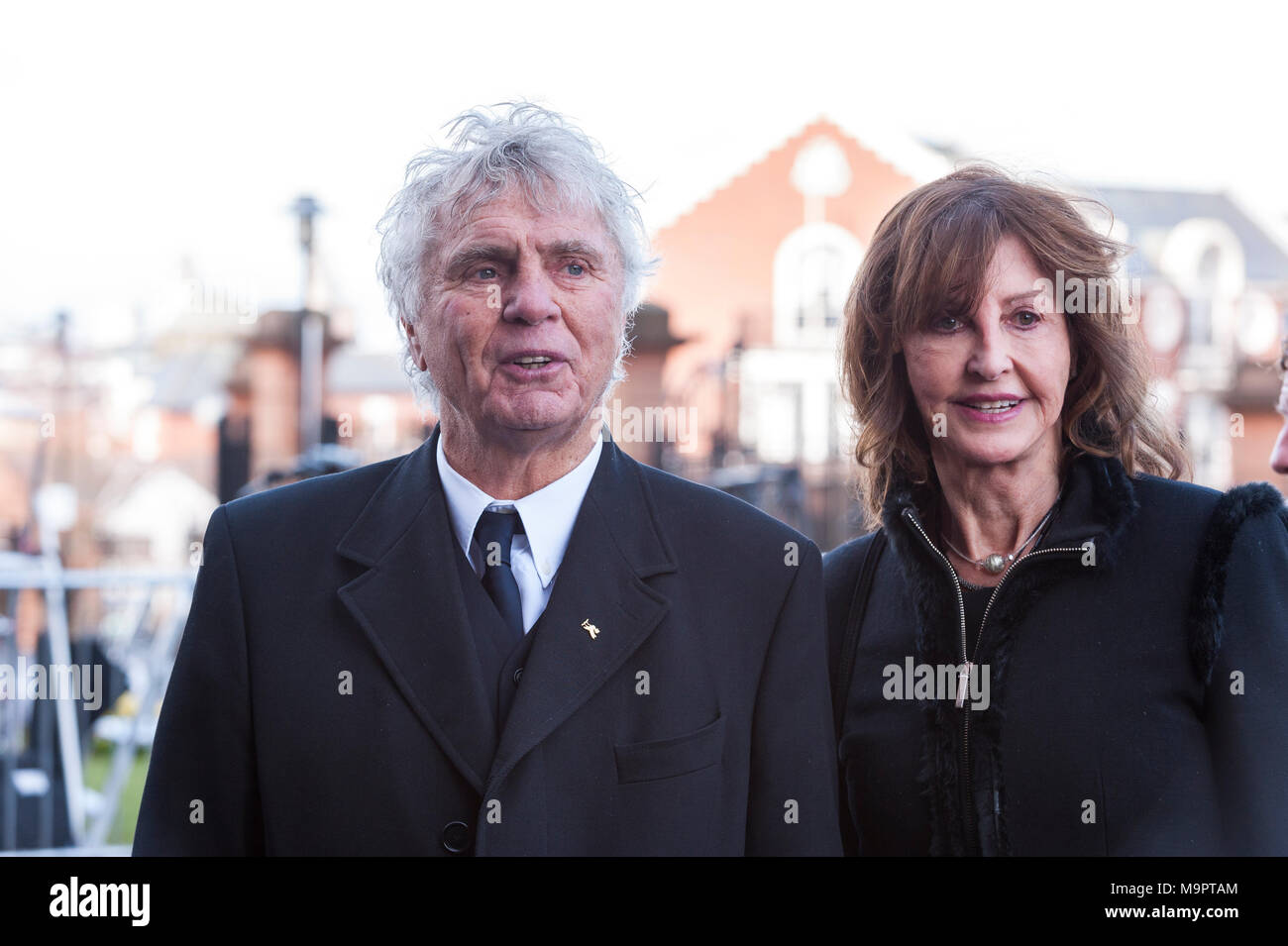 Liverpool Cathedral, Liverpool, UK. 28th March 2018. The funeral of Sir ...