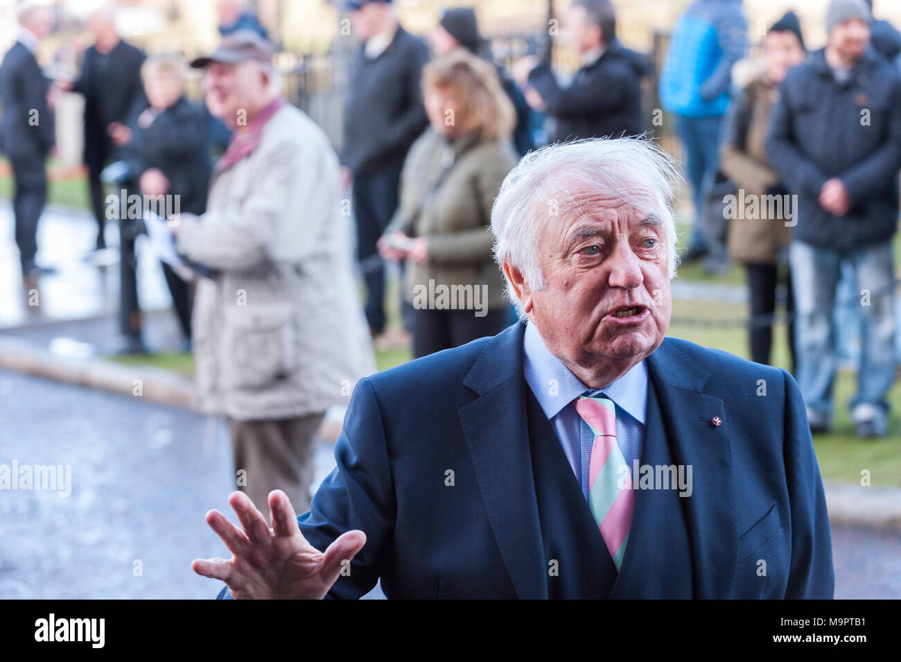 Liverpool Cathedral, Liverpool, UK. 28th March 2018. Jimmy Tarbuck ...