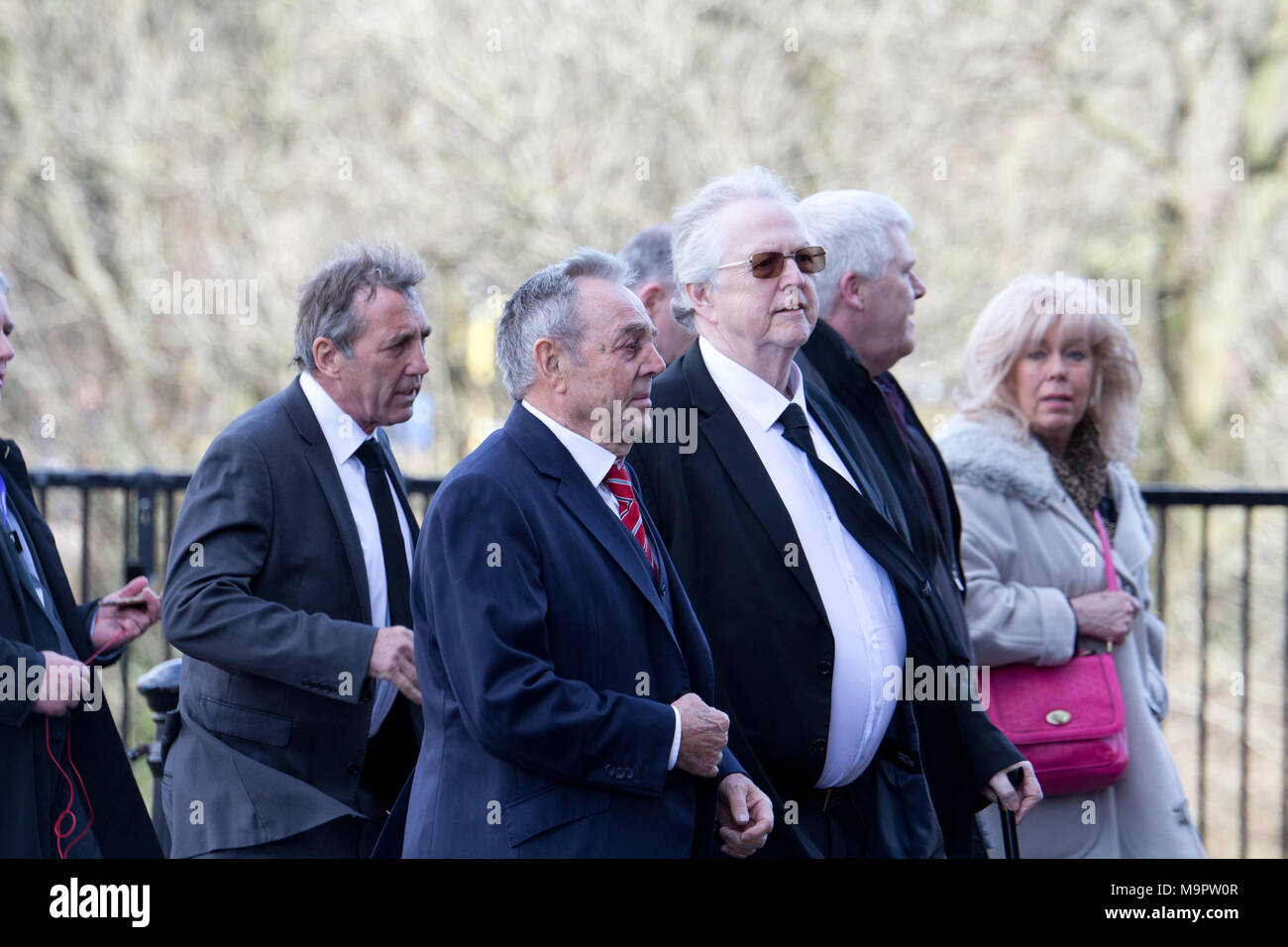 Liverpool, UK. 28th March, 2018. Celebrities, family, friends and ...
