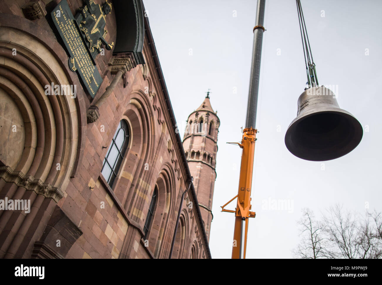 Worms, Germany. 28 March 2018, Germany, Worms: One of the five new ...