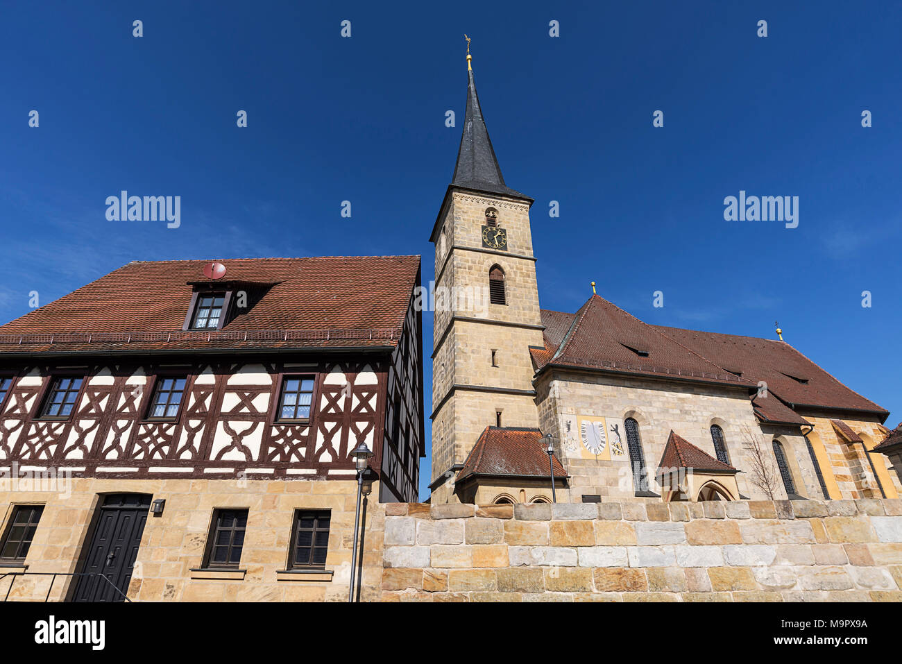 Parish Church St. Walburga, Kirchröttenbach, Middle Franconia, Bavaria ...