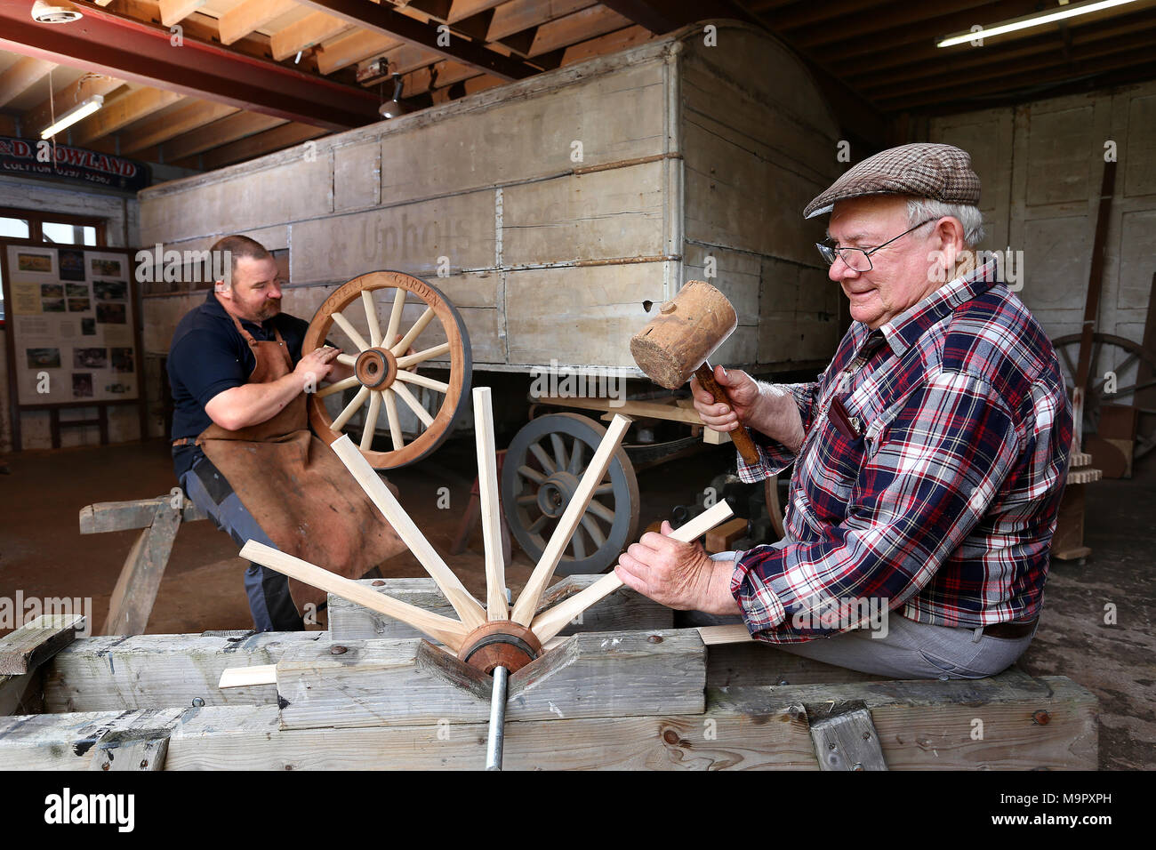 Mike and Greg Rowland from Colyton, Devon, the only father and son ...