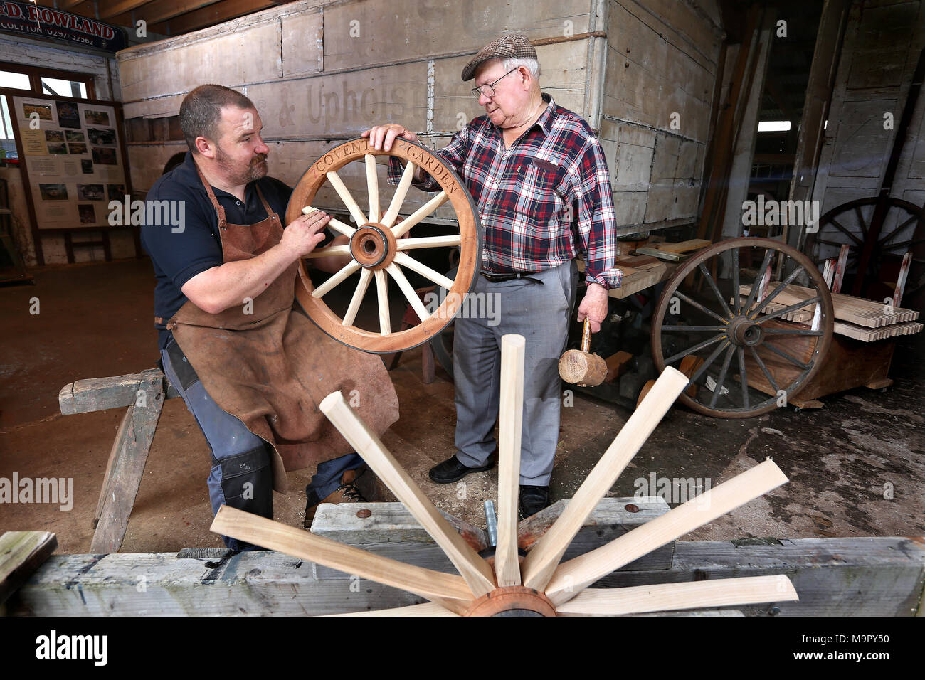 Mike and Greg Rowland from Colyton, Devon, the only father and son ...