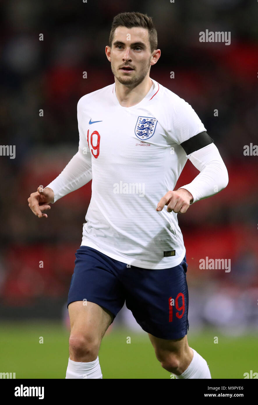 England's Lewis Cook during the international friendly match at Wembley ...