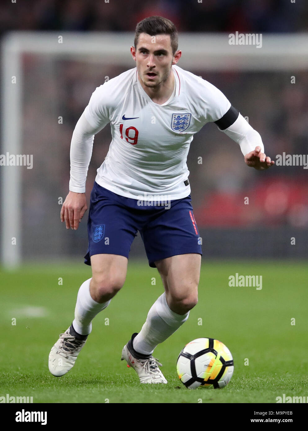 England's Lewis Cook during the international friendly match at Wembley ...