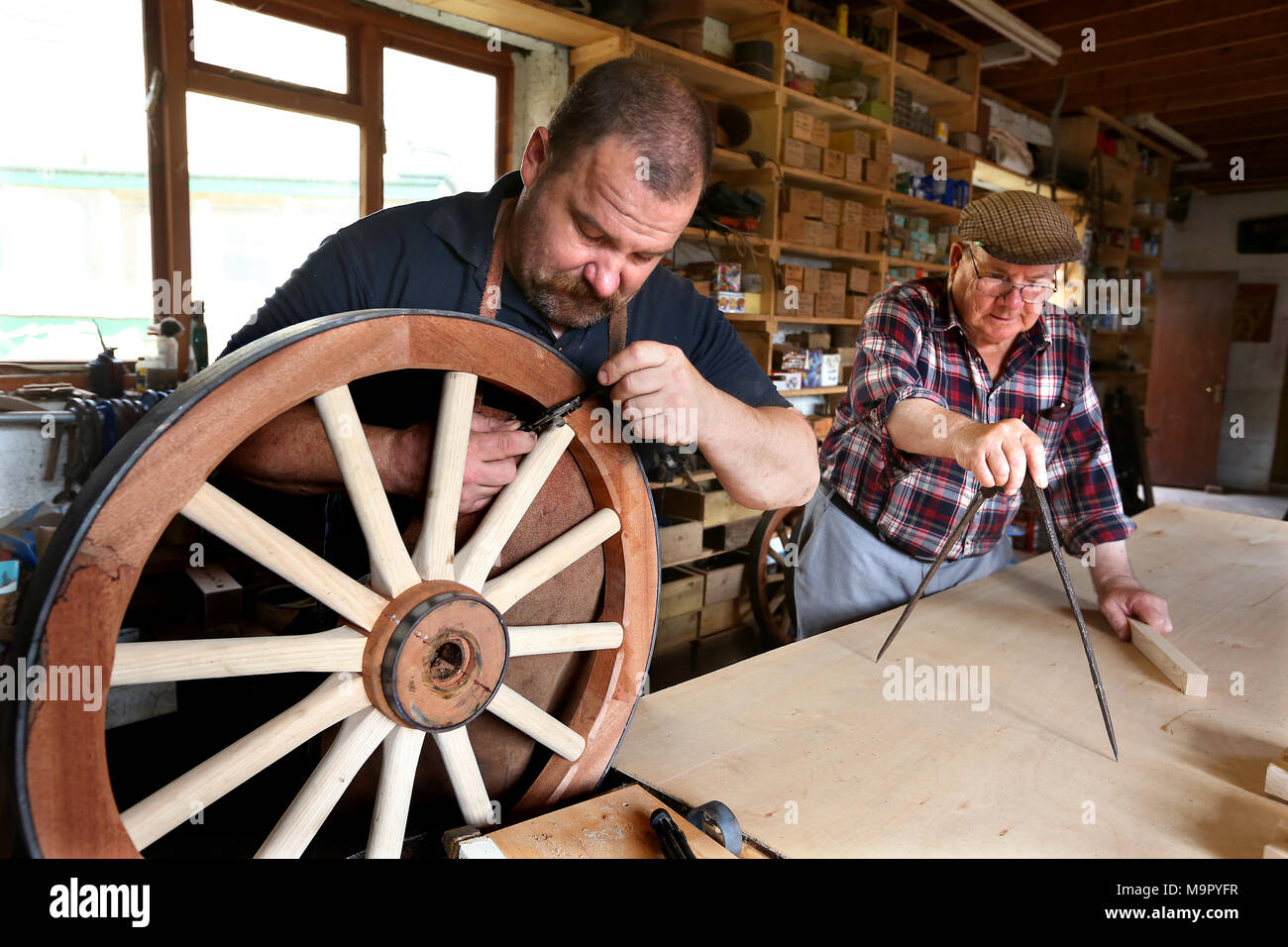 Mike and Greg Rowland from Colyton, Devon, the only father and son ...