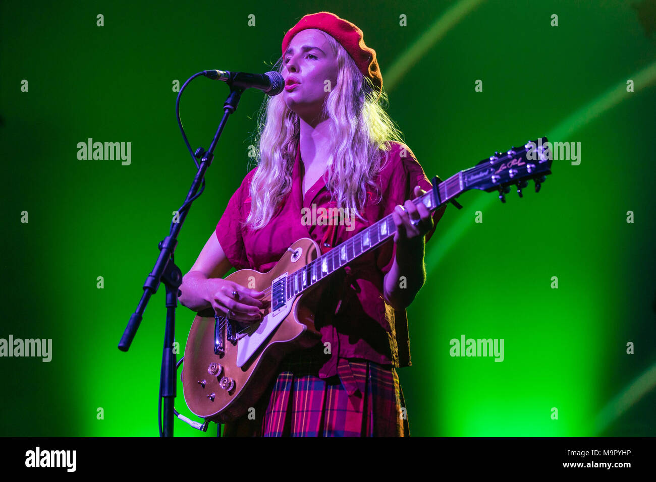 The British musician Laurel live at the 25th Blue Balls Festival in ...