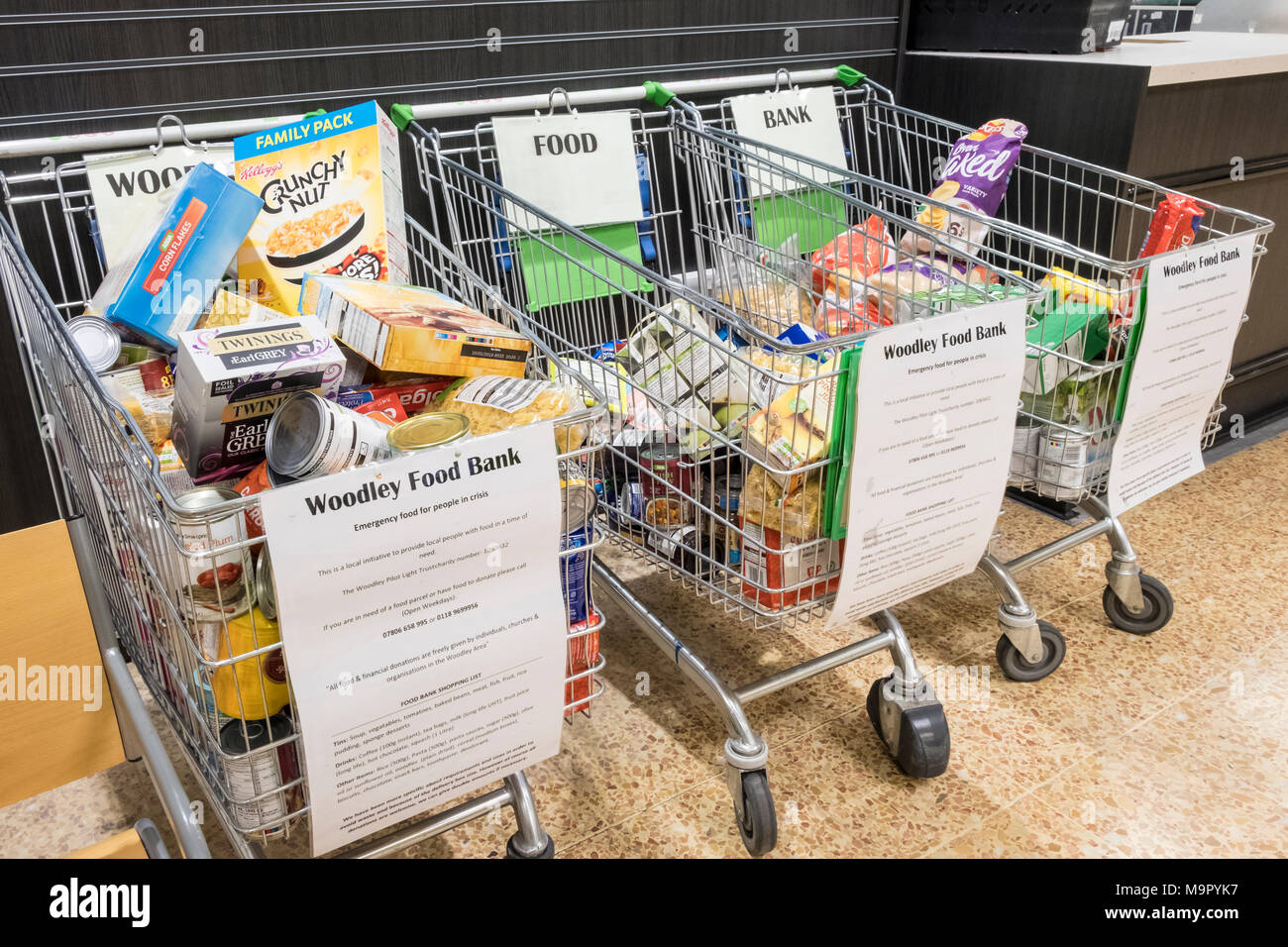 Asda supermarket interior hi-res stock photography and images - Alamy