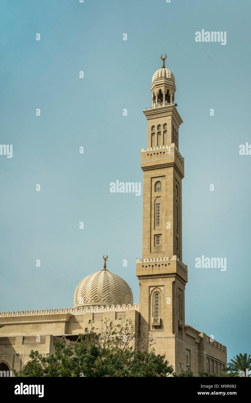 The Al Manara Mosque in Dubai, UAE, Middle East Stock Photo - Alamy