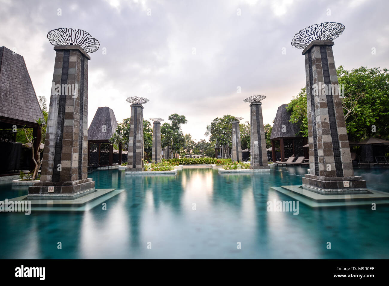 Bali resort pool Stock Photo - Alamy
