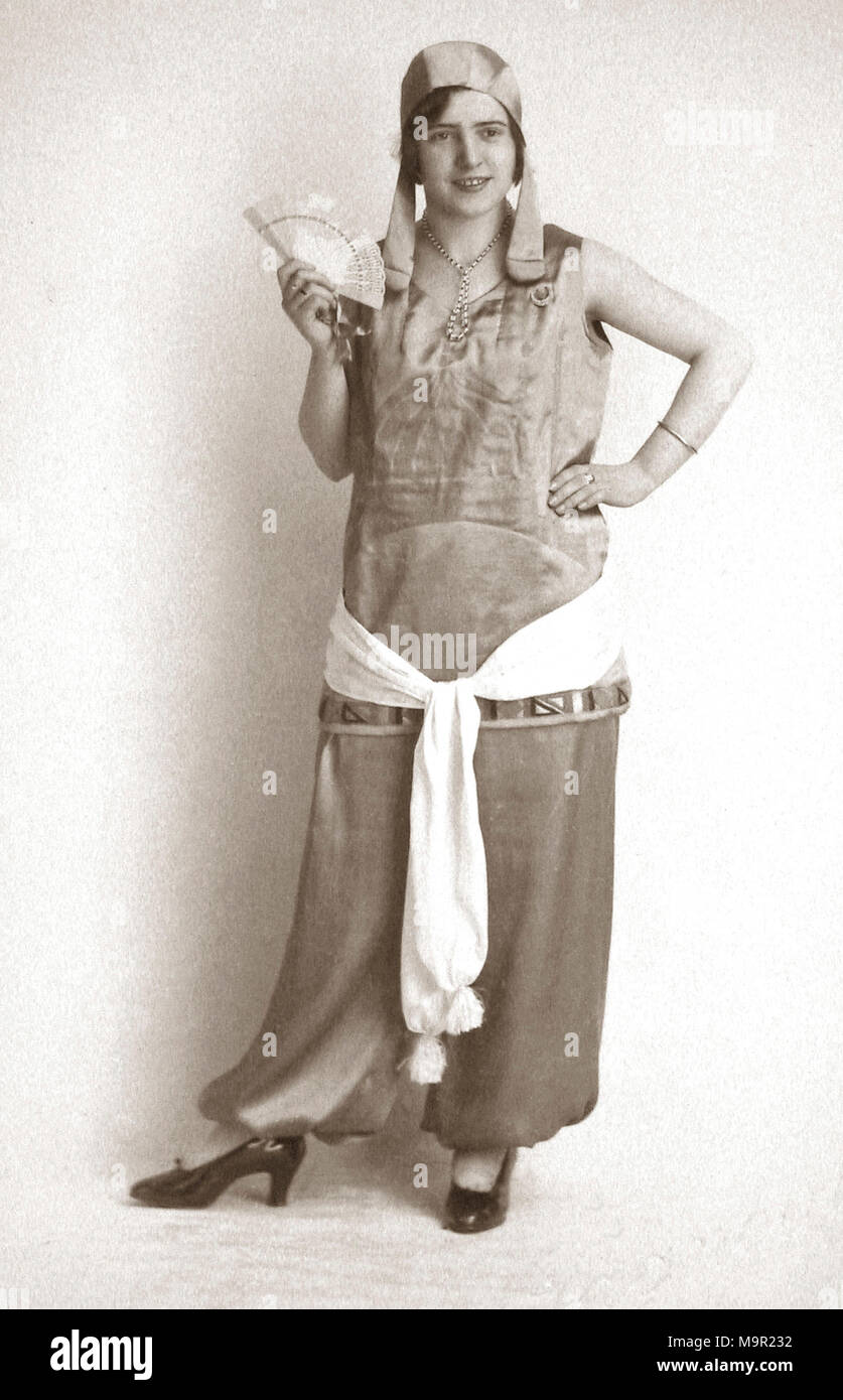 Fashion, Woman in trouser dress, 1920s, Germany Stock Photo - Alamy