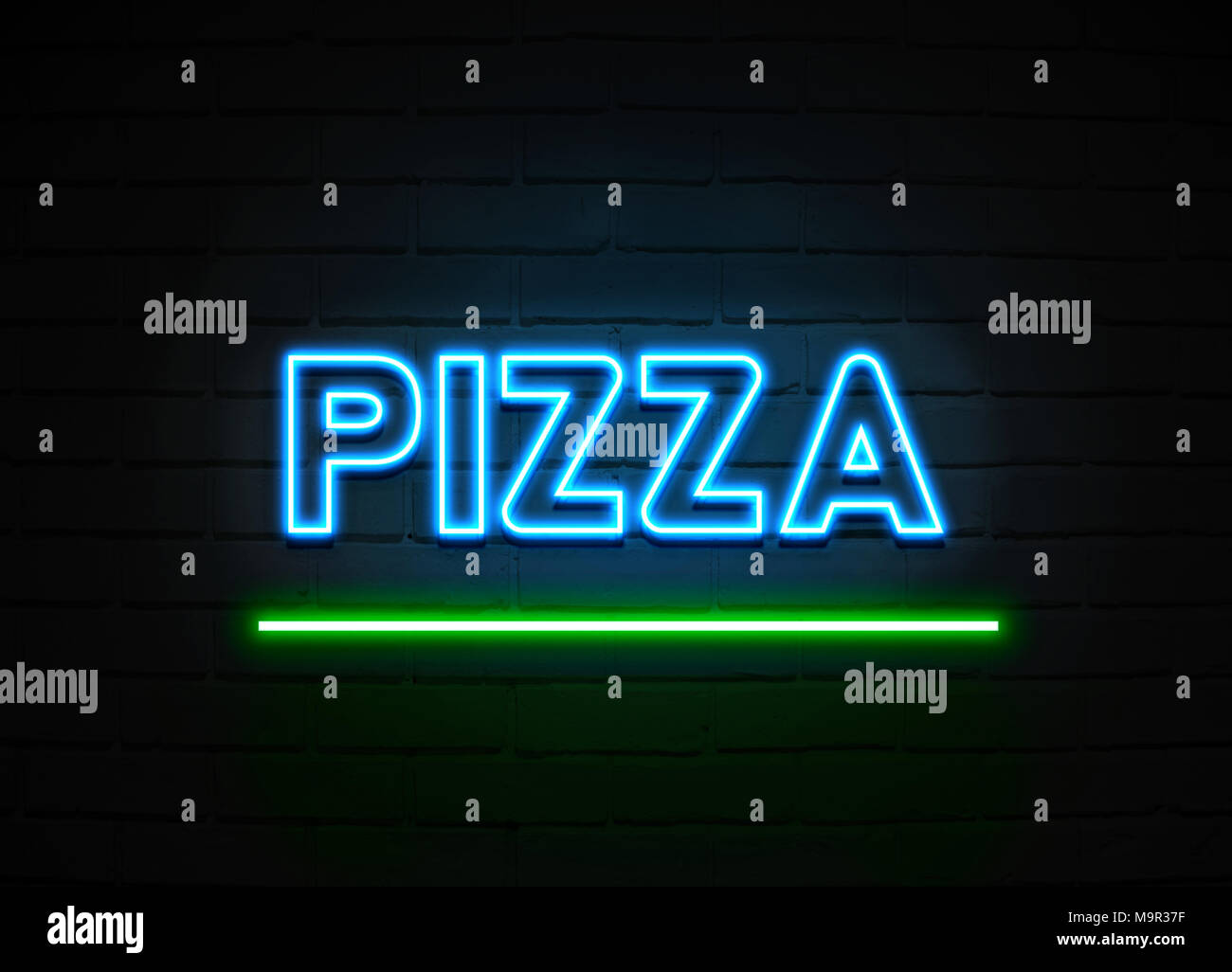 Neon pizza sign hi-res stock photography and images - Alamy
