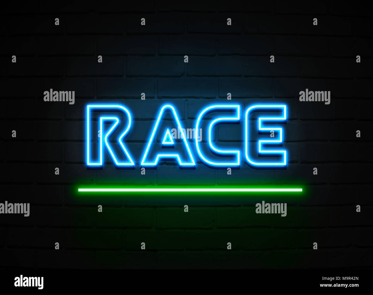 Race signage hi-res stock photography and images - Alamy