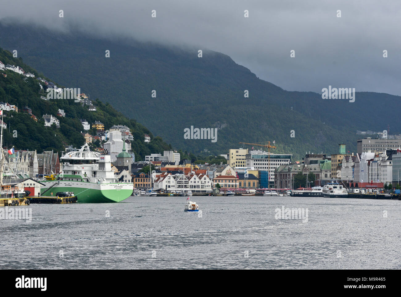 Bergen harbor, Norway Stock Photo - Alamy