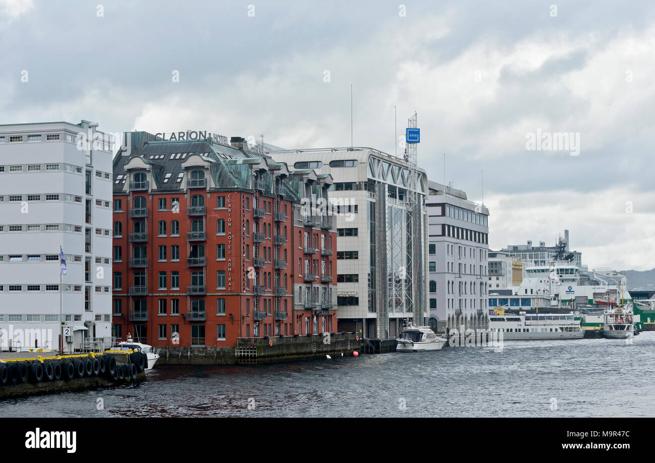 Bergen harbor, Norway Stock Photo - Alamy