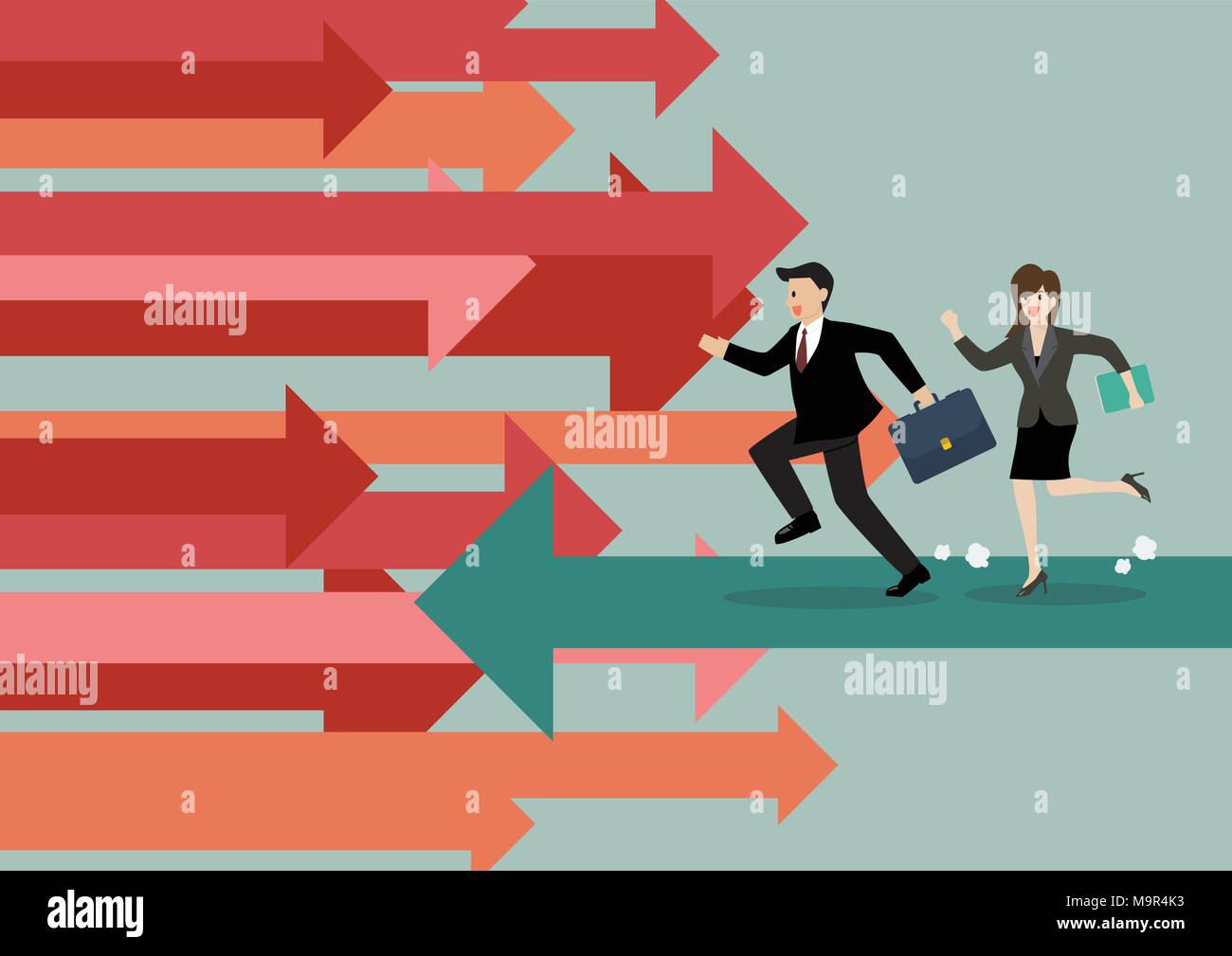 Woman running line art vector hi-res stock photography and images - Alamy