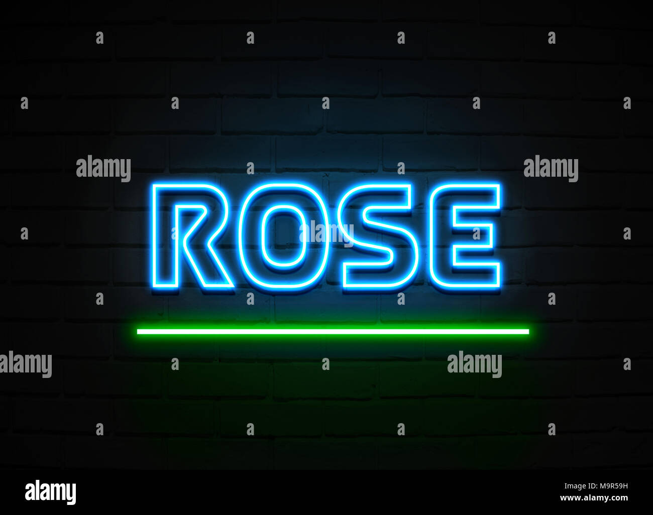 Neon rose sign hi-res stock photography and images - Alamy