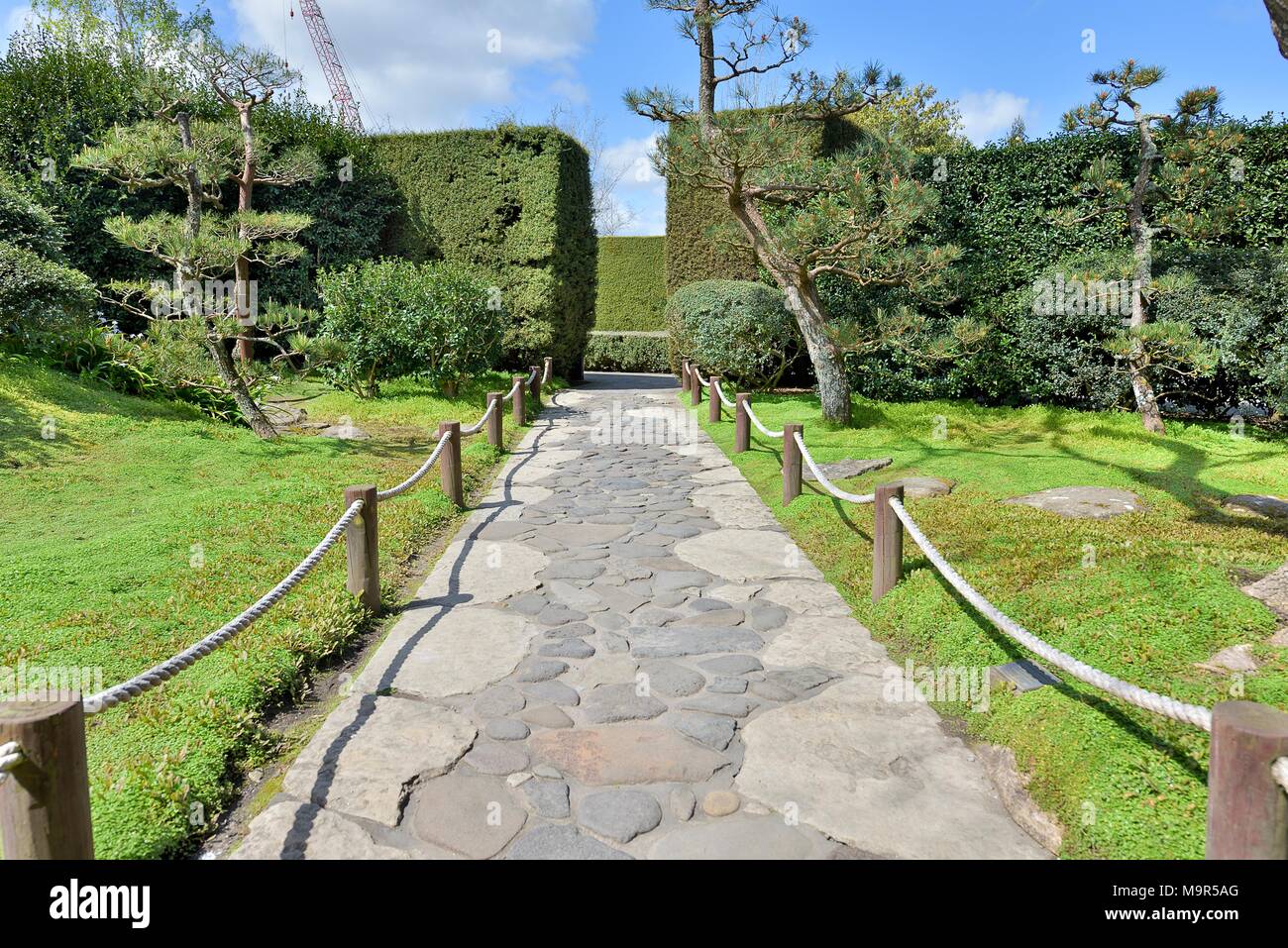 Roped path hi-res stock photography and images - Alamy