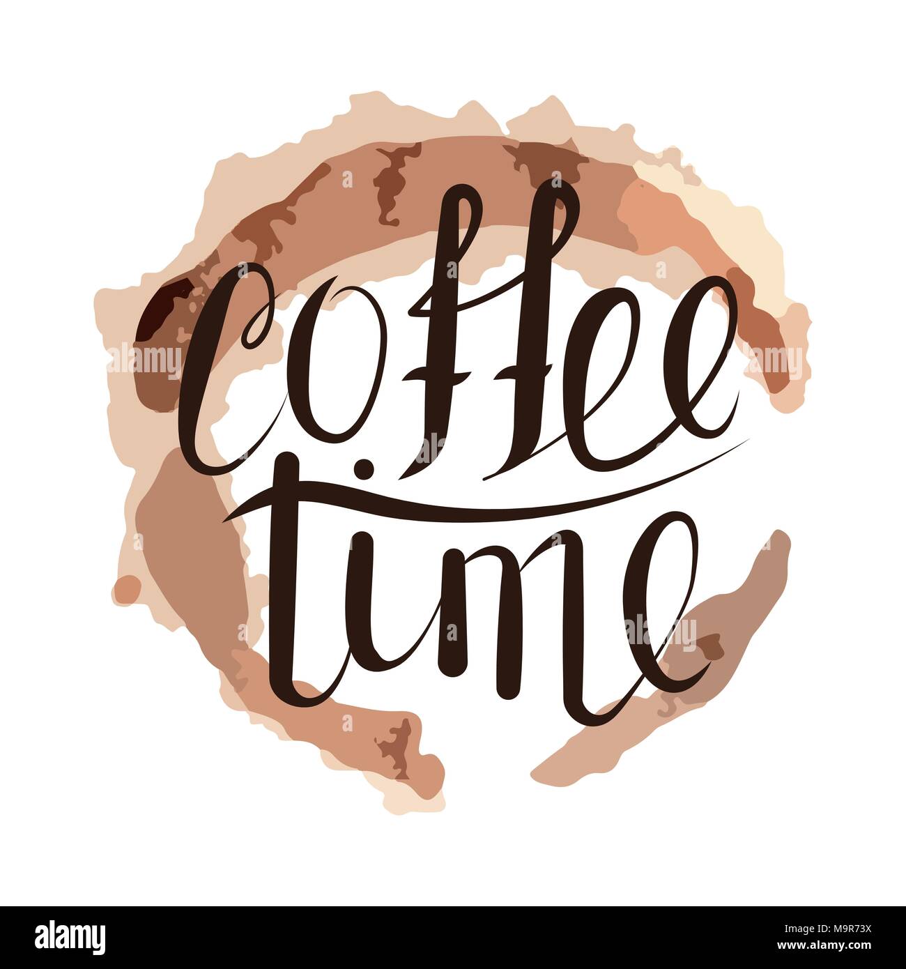 Handwritten coffee time Stock Vector Image & Art - Alamy