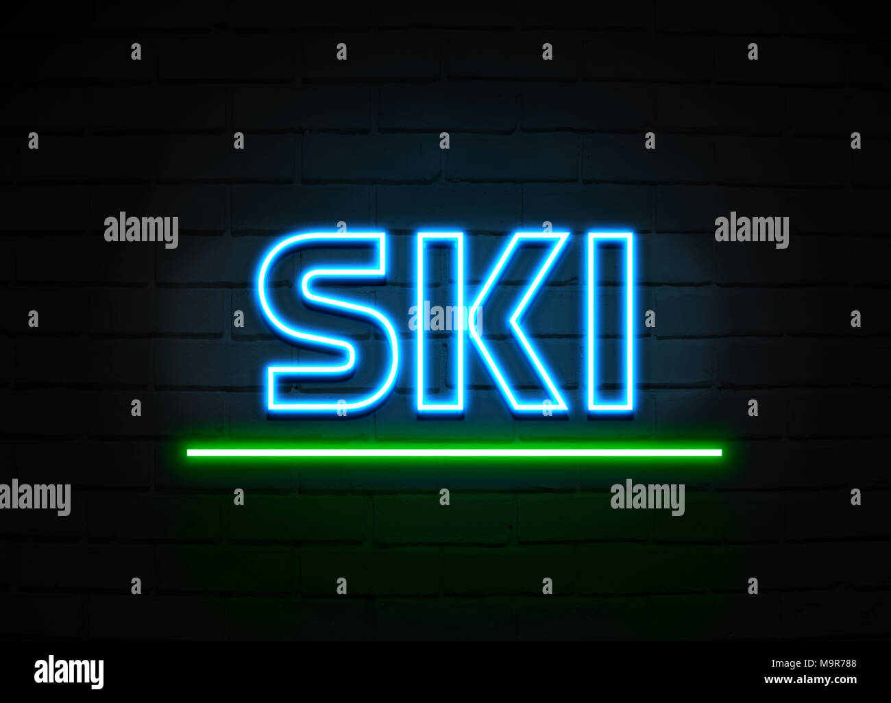Ski sign hi-res stock photography and images - Alamy