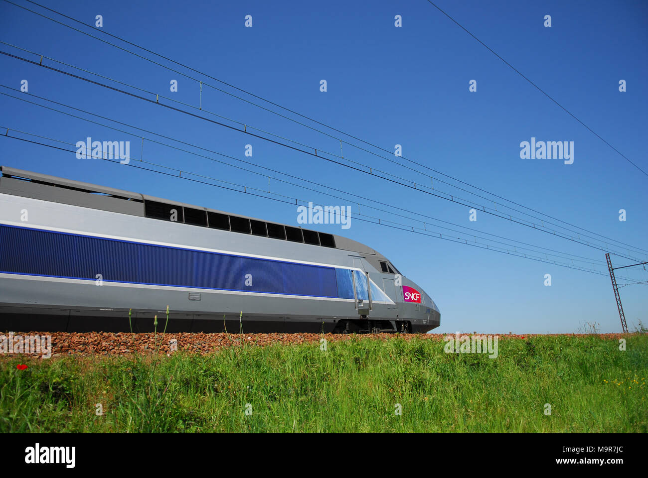 TGV High-speed train Stock Photo - Alamy