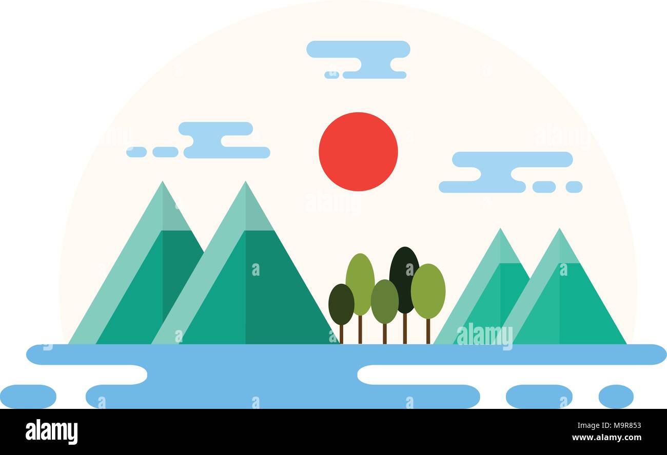 City and countryside Stock Vector Images - Alamy