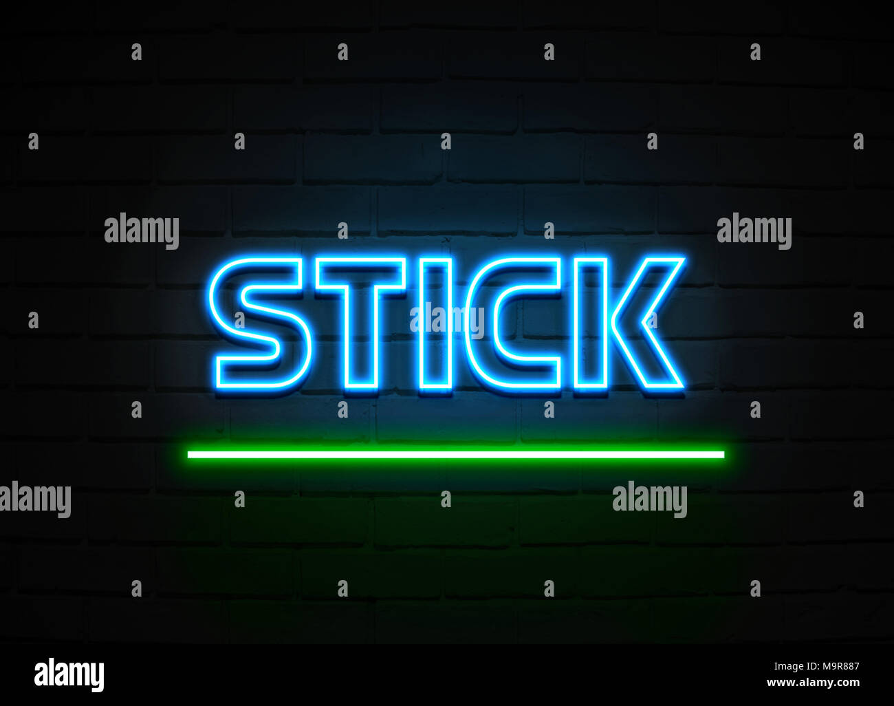 Stick sign hi-res stock photography and images - Alamy