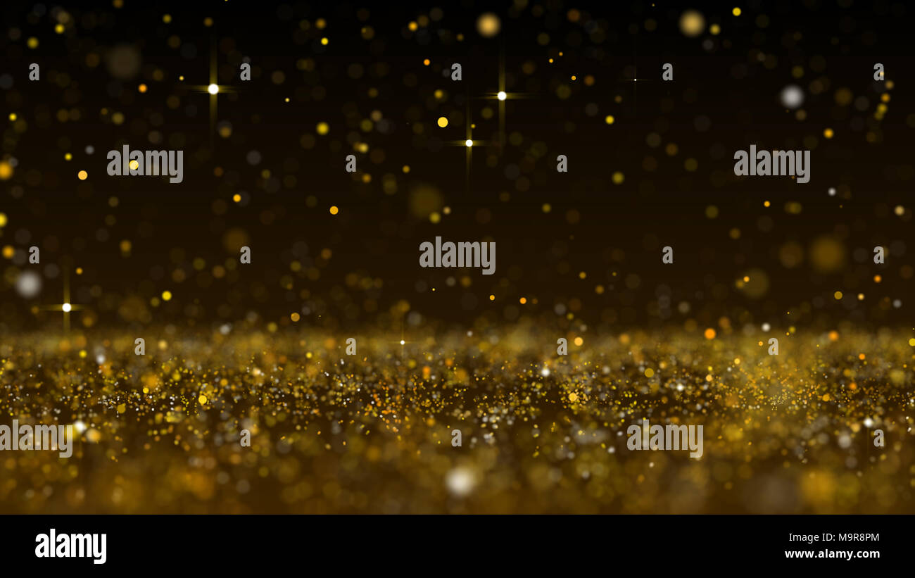 Backdrop of falling shiny dust Stock Photo - Alamy