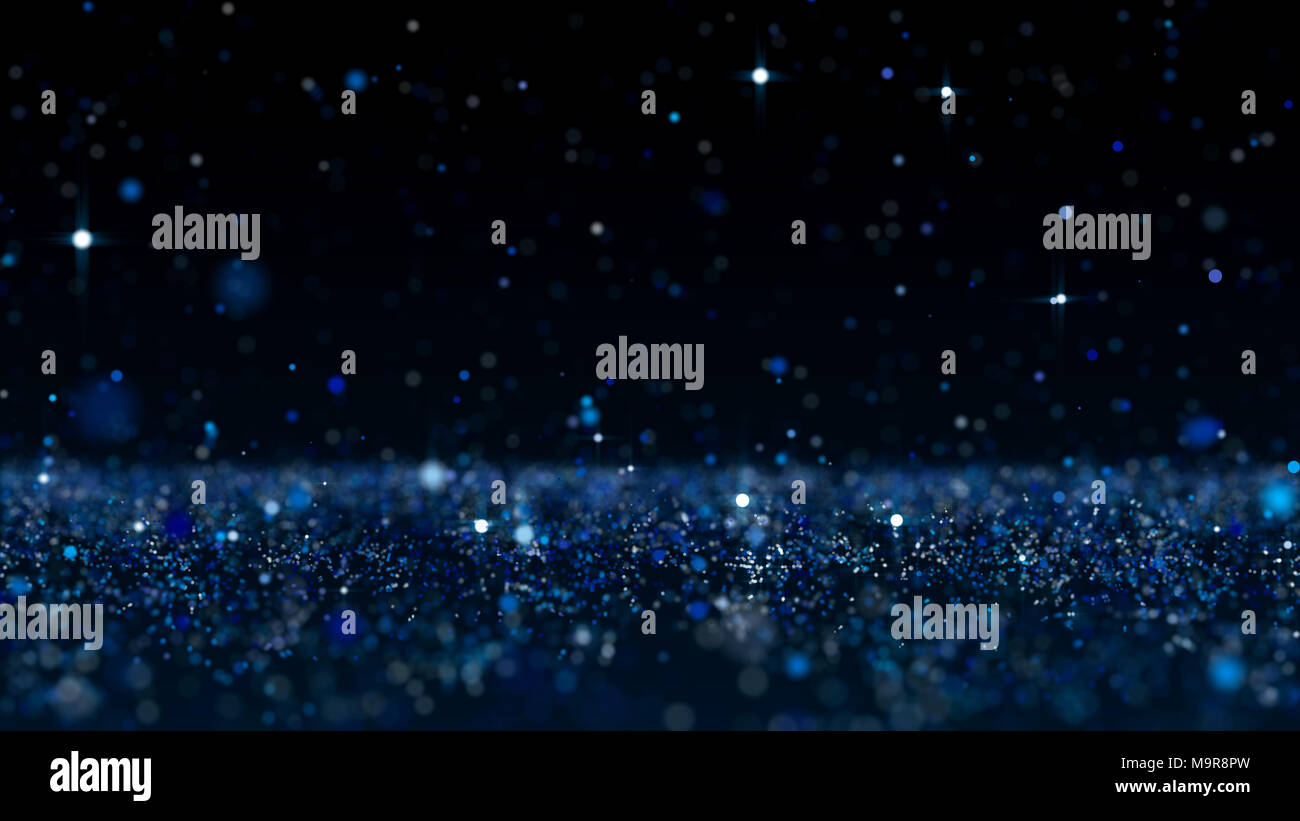 Backdrop of falling shiny dust Stock Photo - Alamy