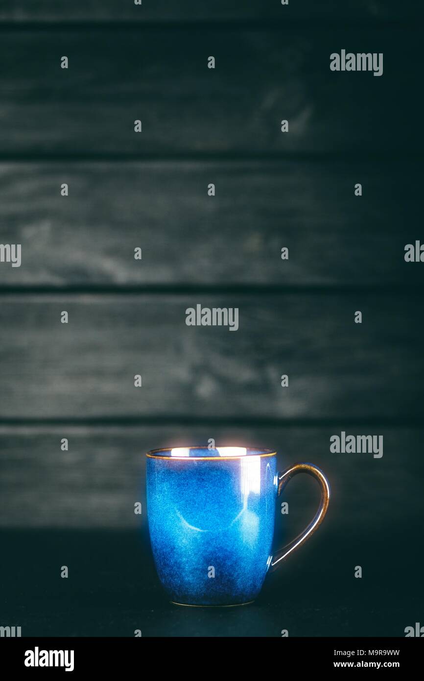 Blue coffee mug hi-res stock photography and images - Alamy
