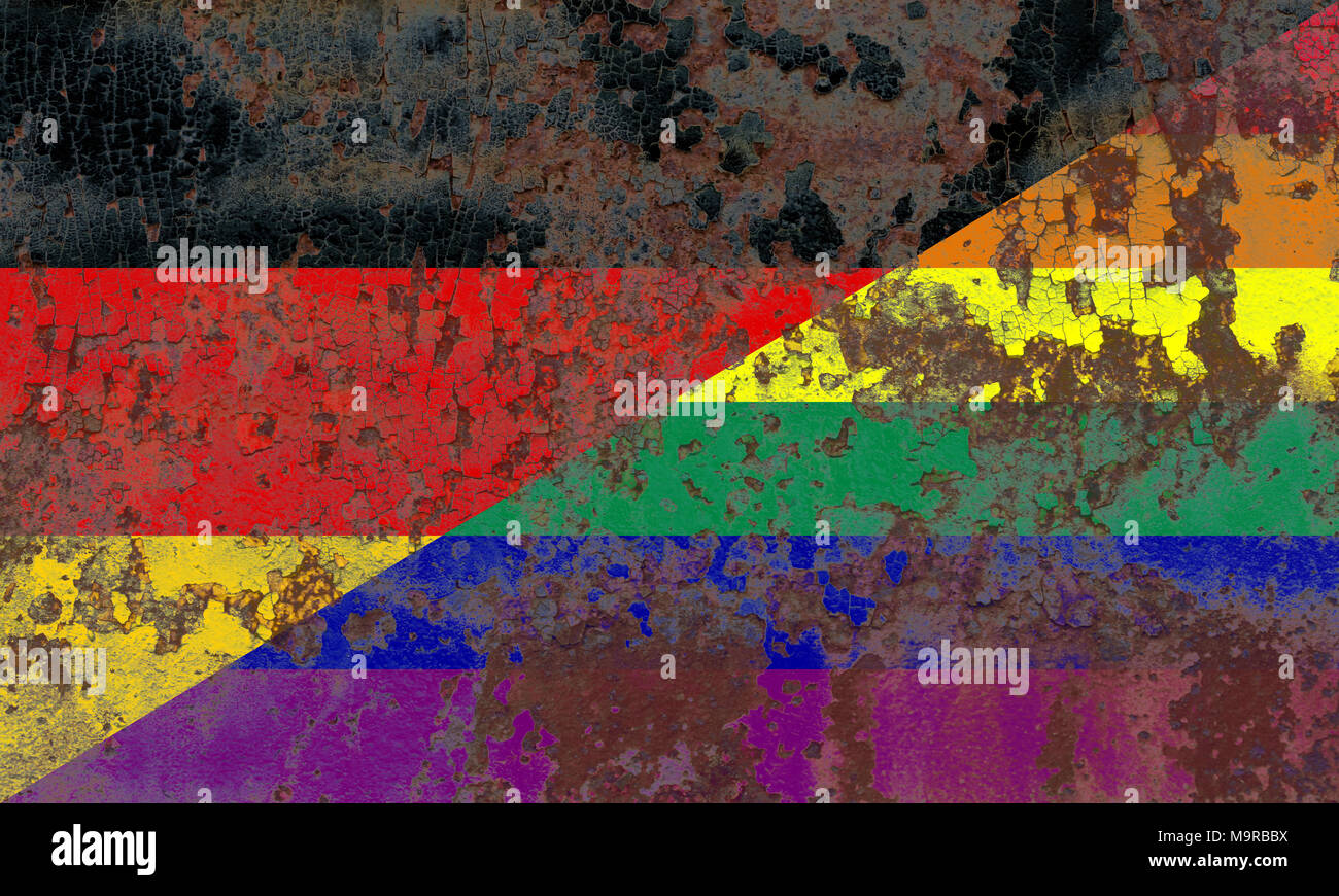 Germany gay flag hi-res stock photography and images - Alamy