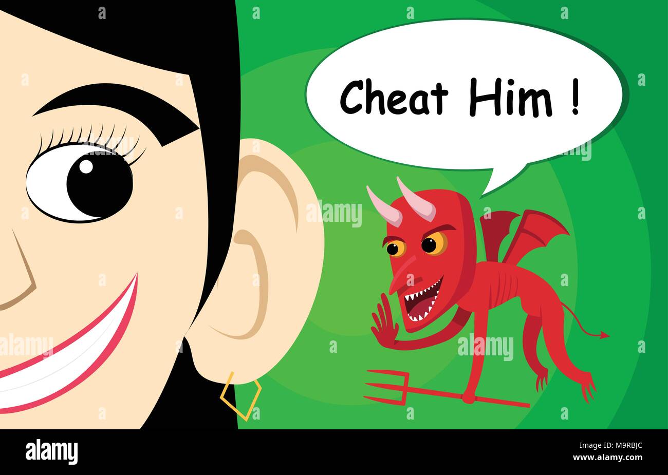 Evil Whispering In Ear