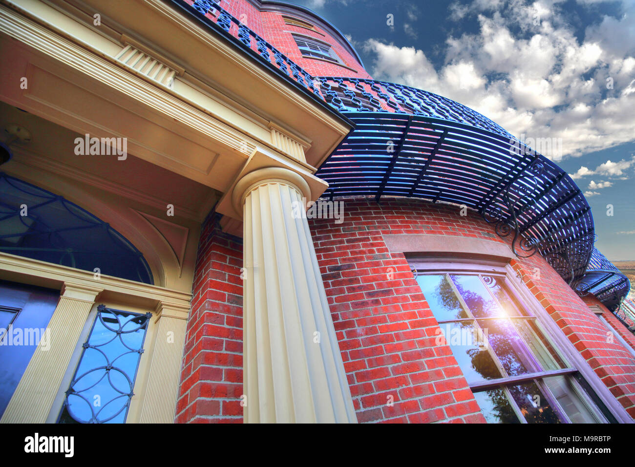 Boston typical houses in historic center Stock Photo - Alamy