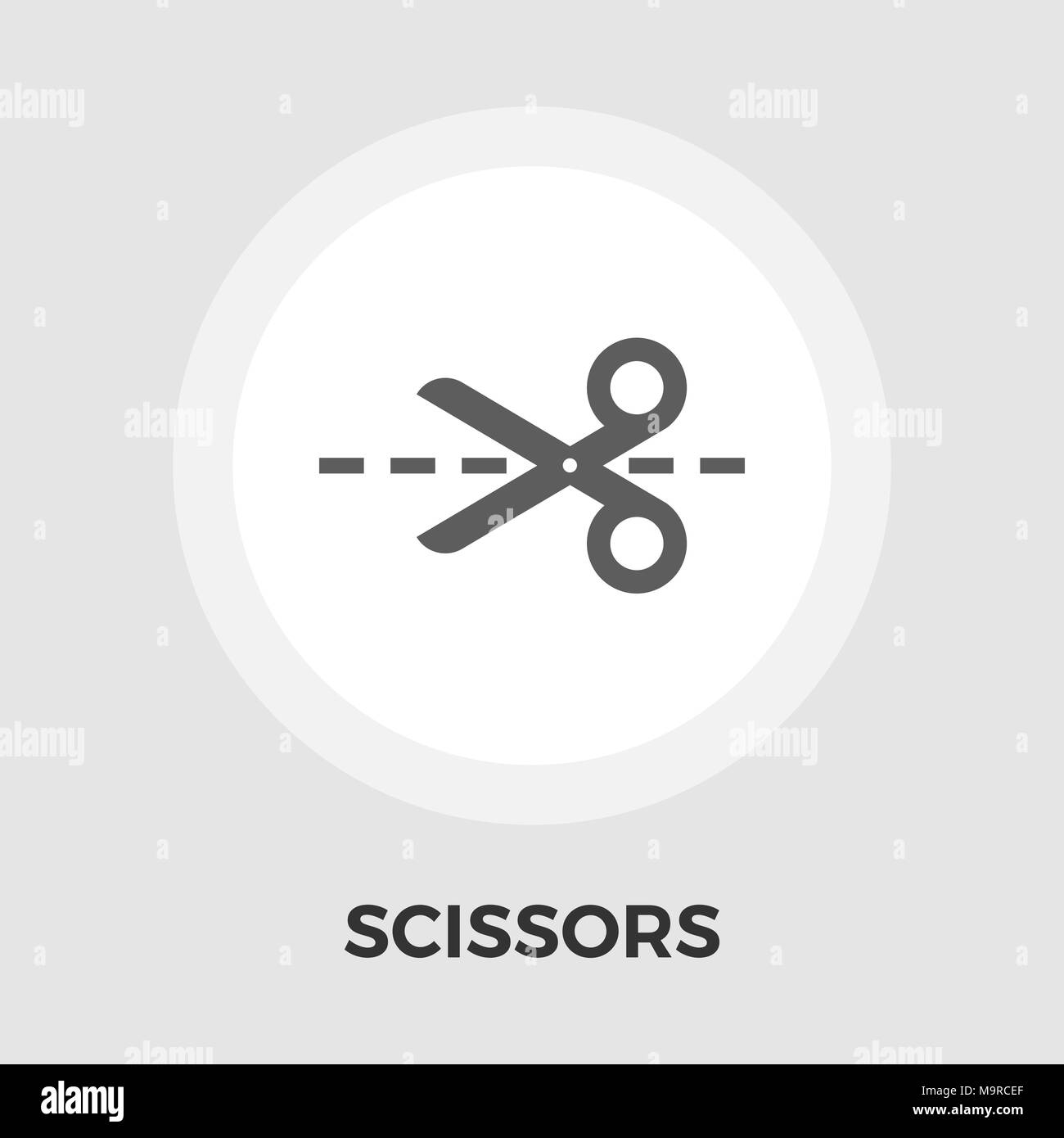 Scissors Icon Vector. Flat icon isolated on the white background ...
