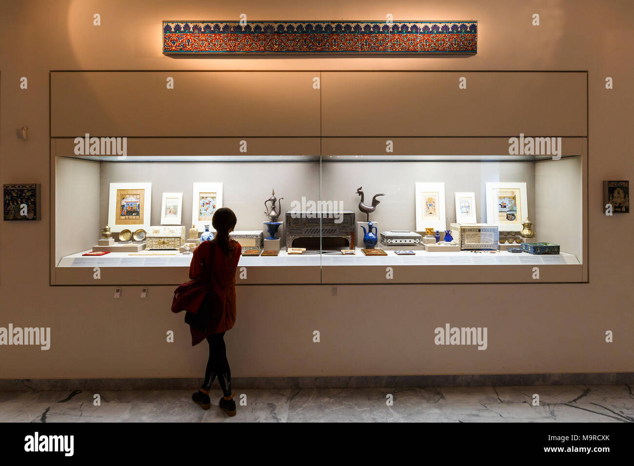 Exposition of the Museum of Islamic Art in Athens, Greece Stock Photo ...