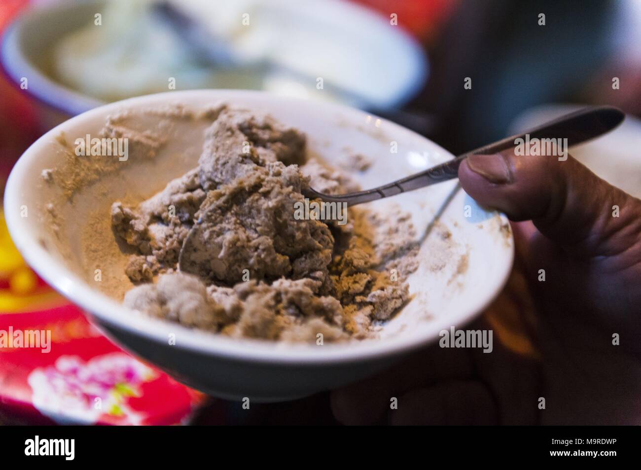 Tsampa tibet hi-res stock photography and images - Alamy