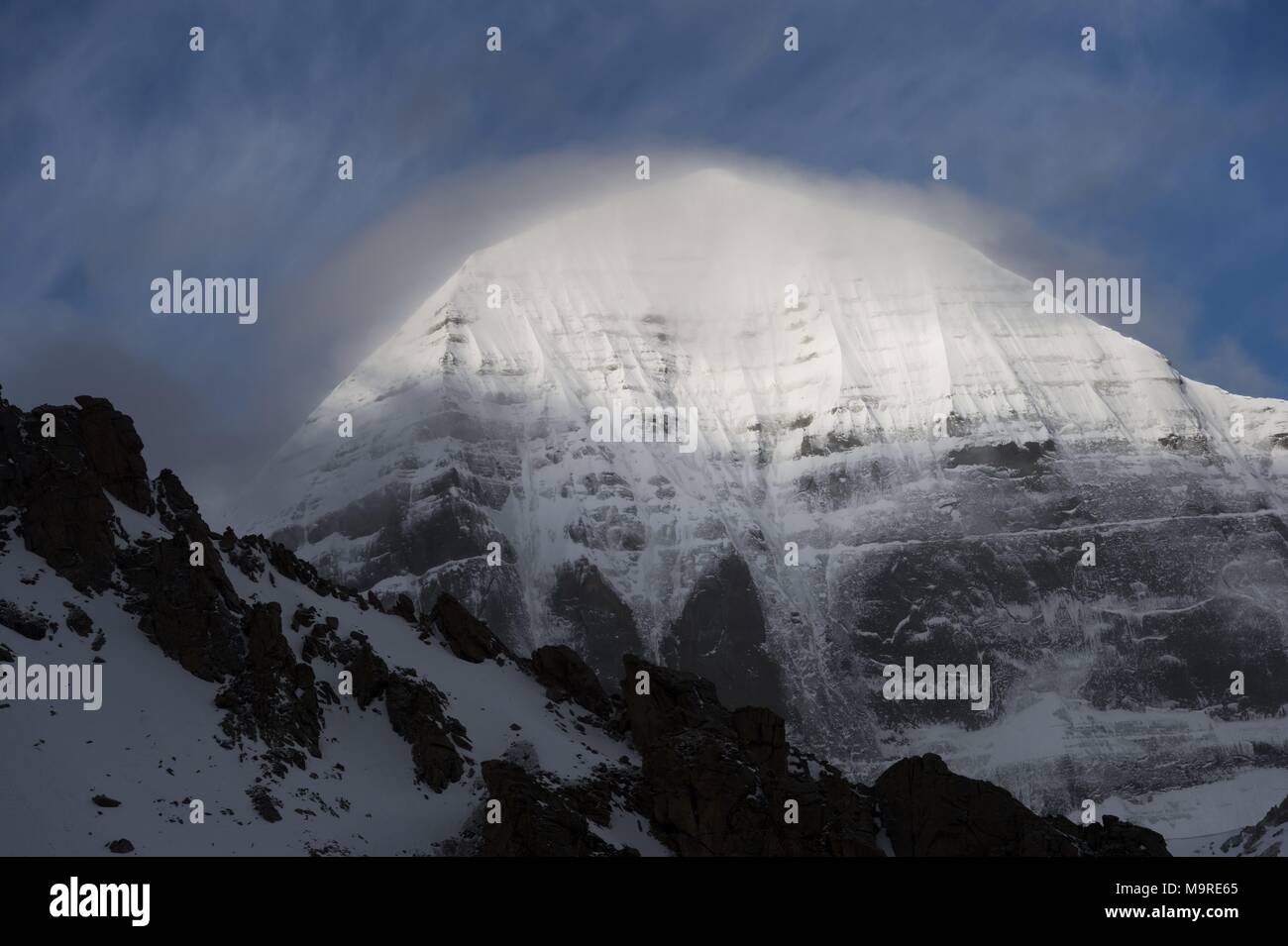 Mount kailash clouds hi-res stock photography and images - Alamy