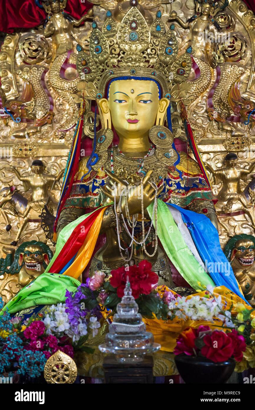 monastery Mindroling | usage worldwide Stock Photo - Alamy