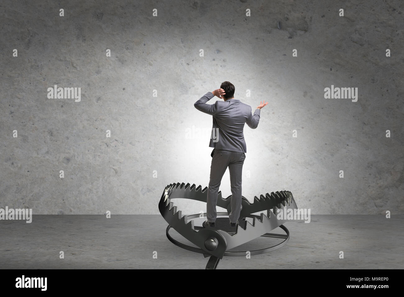 Man caught in mouse trap hi-res stock photography and images - Alamy
