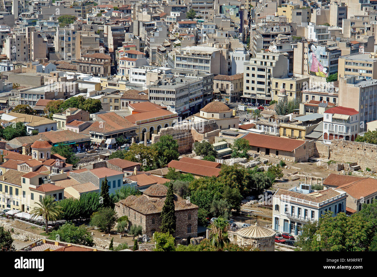 Europe, Greece, Attika, Athens, Aerides, tower of the hoist, Tower of ...