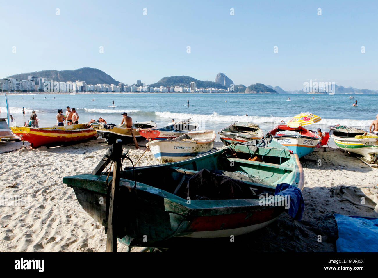 Fishing Village at Copacabana, Rio de Janeiro, Brazil Stock Photo - Alamy