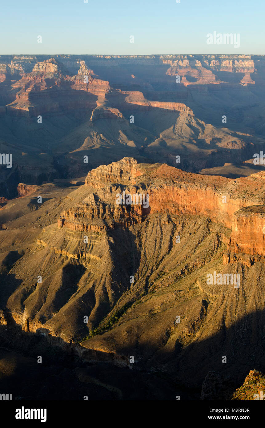 landscape on the grand canyon in the united states of america Stock ...
