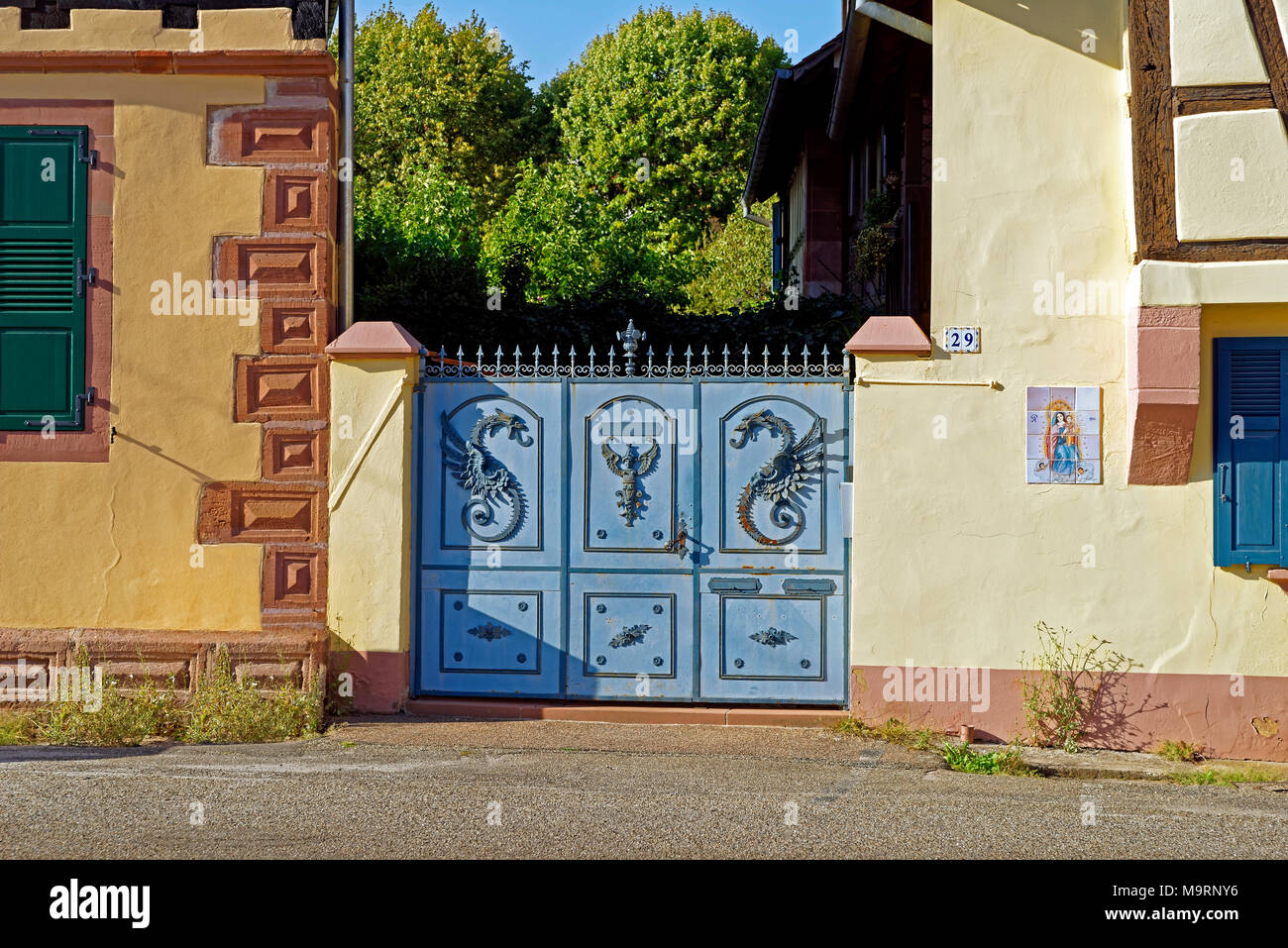 Europe, France, the Rhine, Bas (Alsace), white castle, Wissembourg ...