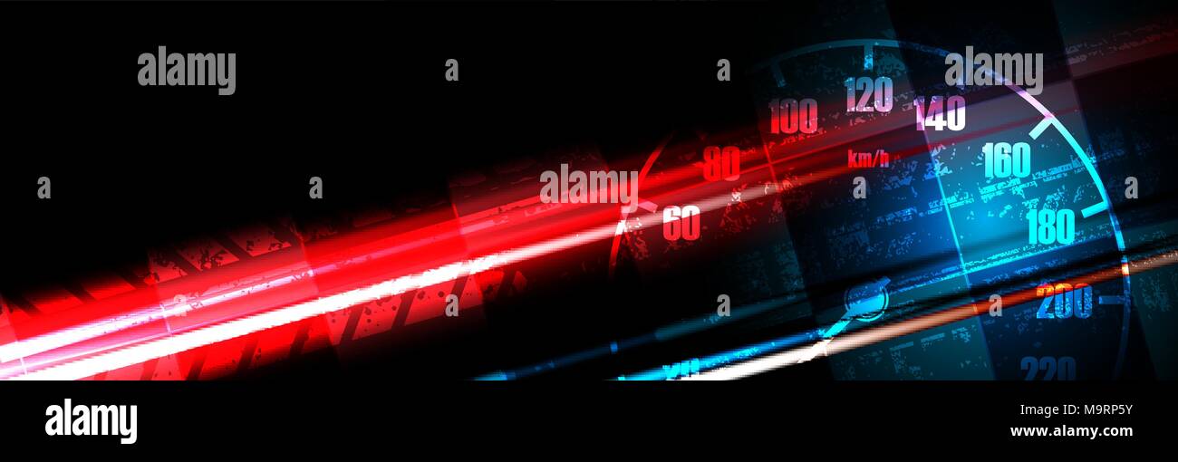 Racing speed background, vector illustration abstraction in car track ...
