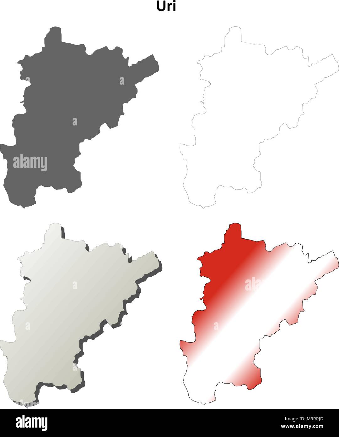 Uri map Stock Vector Images - Alamy