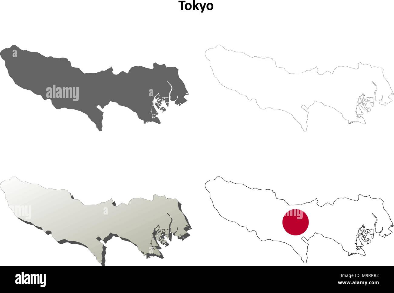 Tokyo blank outline map set Stock Vector Image & Art - Alamy Tokyo blank outline map set Stock Vector Image & Art - Alamy