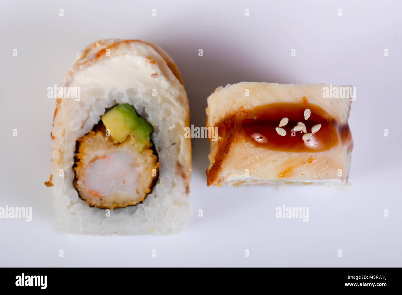 Tradittional Japan Eel roll Stock Photo - Alamy