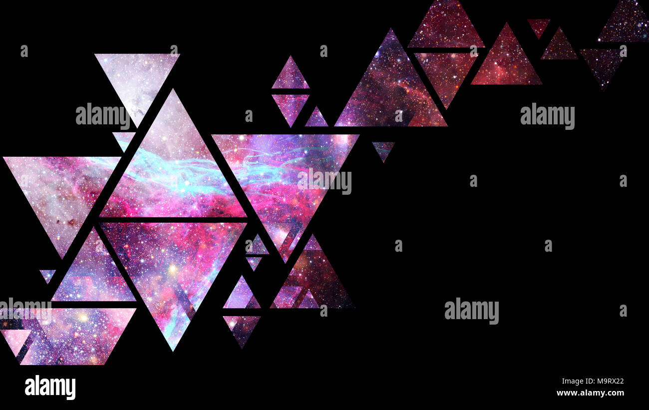 Space and geometry design. Minimal art concept. Abstract background ...