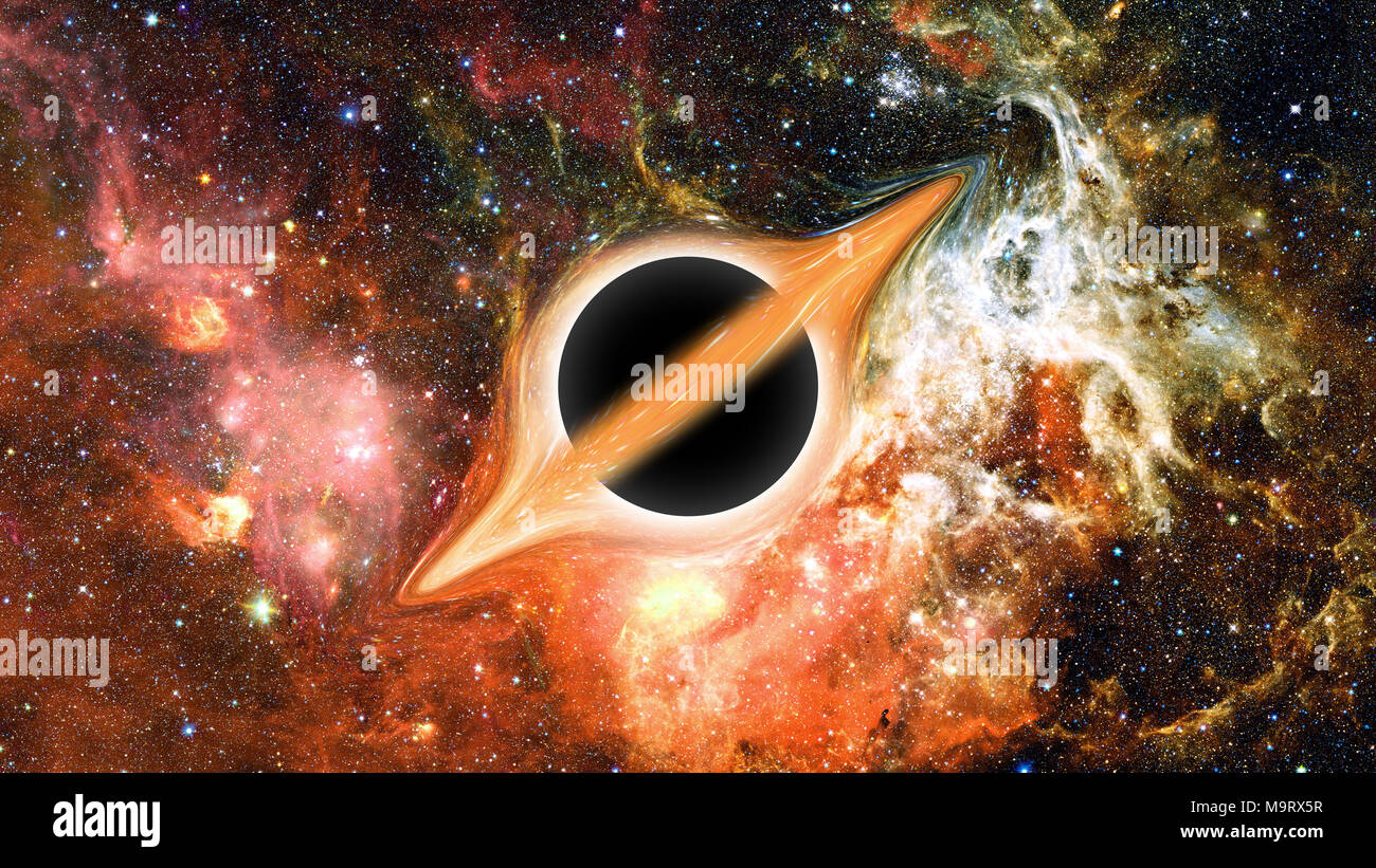 Painting Real Black Hole Nasa