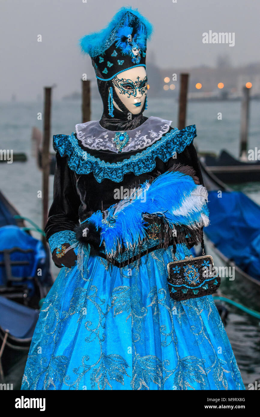 Venice carnival masks and costumes show Stock Photo - Alamy